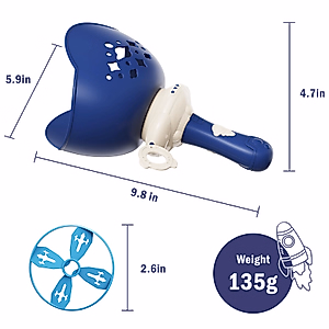 2PCS Flying Disc Toy for Boys Ages 2-4-5-7-8-10-13 Stocking Stuffers, Outdoor Handheld Games For Kids, Boys Girls Outdoor Flying Launcher Toys