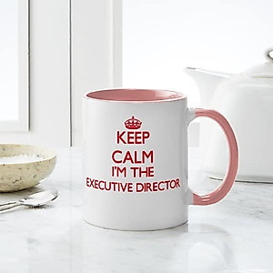 CafePress Keep Calm I'm The Executive Director Mugs Ceramic Coffee Mug, Tea Cup 11 oz