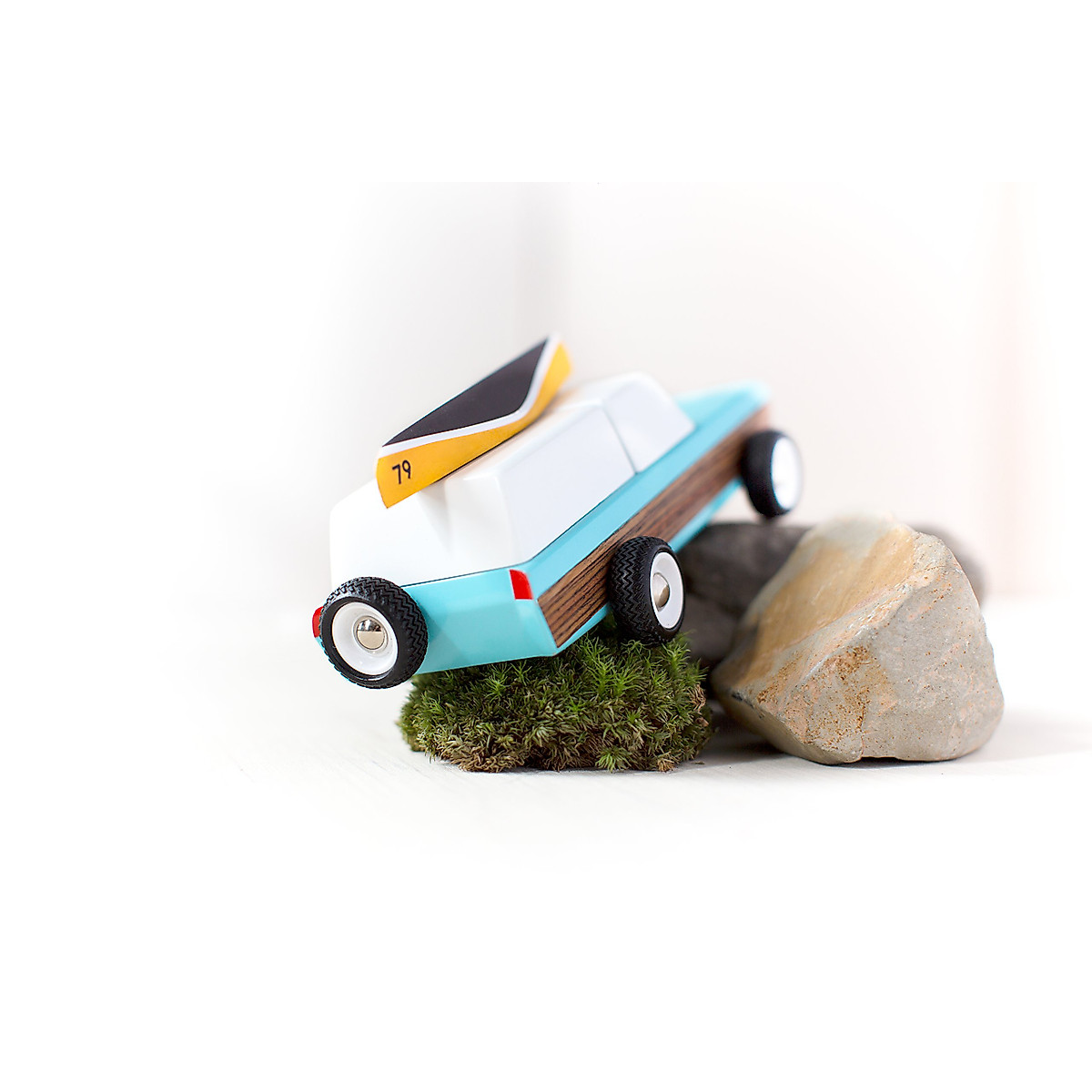 Candylab Toys - Americana Collection - Pioneer - Premium Handcrafted Wooden Car Toy