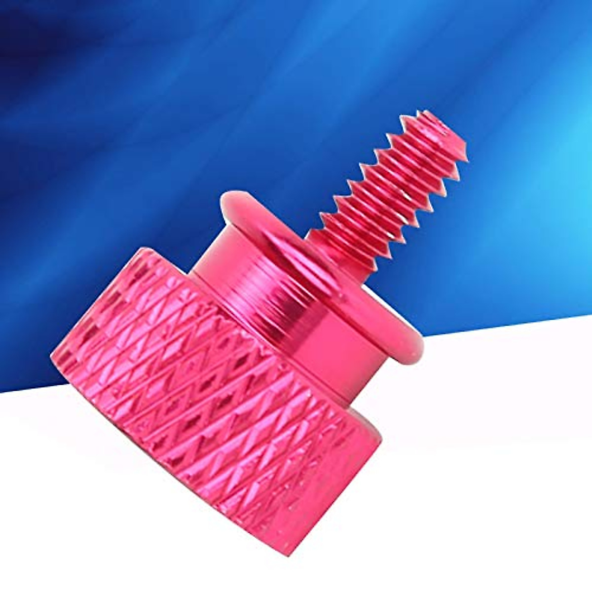 Computer Case Thumb Screws, Hand Tighten Screws Knurled Aluminum Alloy 20PCS/Set for Repair Mounting for Manual Operation(Pink)