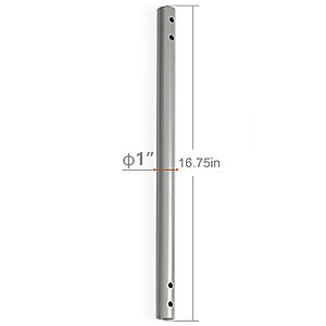 CeKay Extension Pole (1" Diameter, 16 3/4" Length)