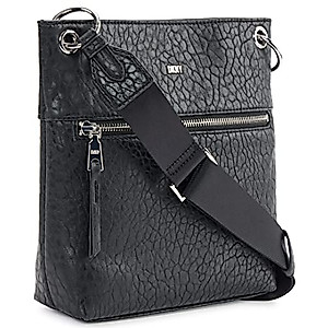 DKNY Gregorio TZ Crossbody, Black/Silver