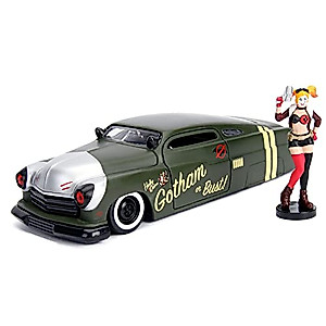 Jada Toys 1: 24 1951 Mercury W/Harley Quinn Figure, Green