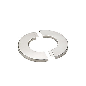 Tsnamay Wall Split Flange, Stainless Steel Round Escutcheon Plate for 1.33"/34mm Diameter Pipe, Pack of 4