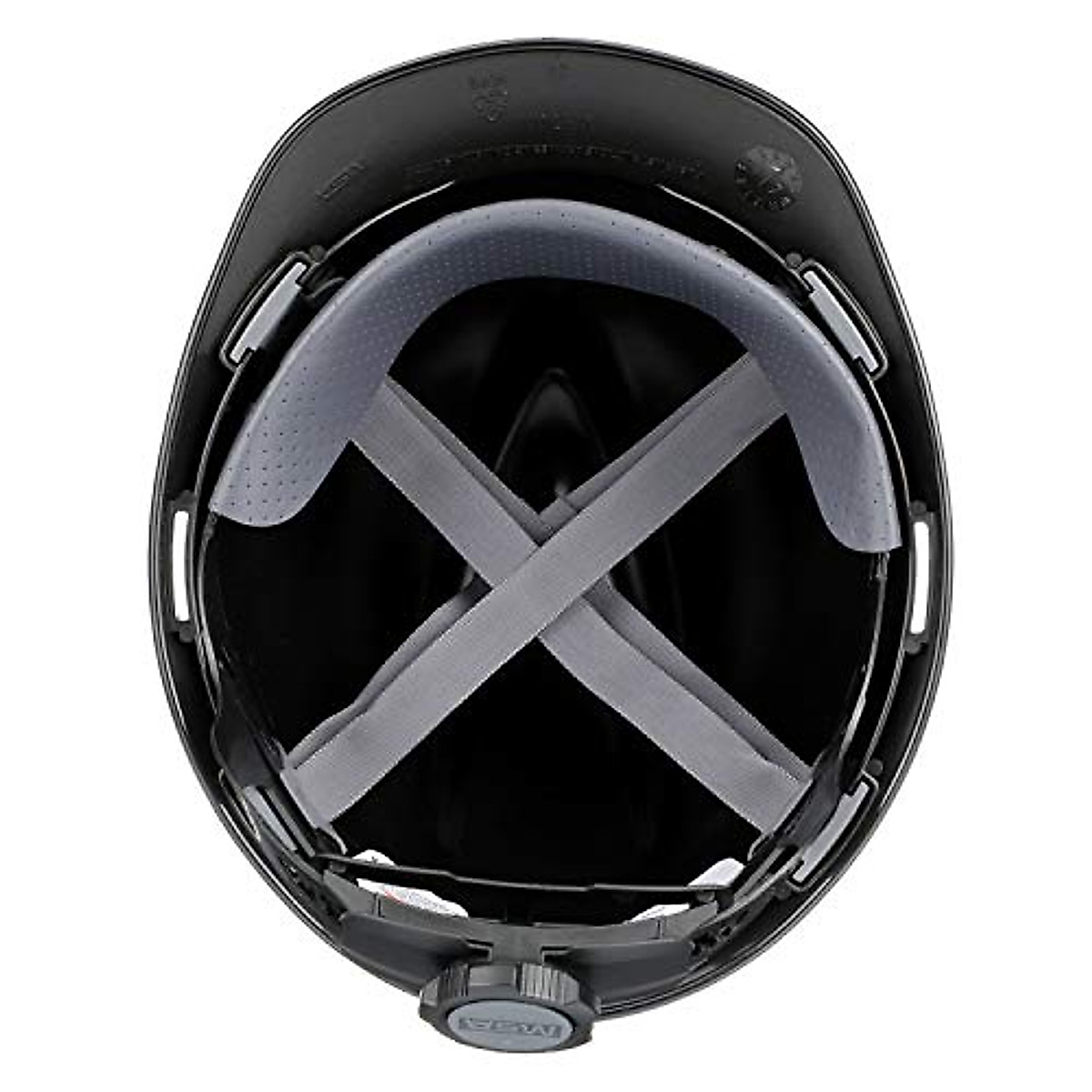 MSA 10079479 V-Gard Slotted Hard Hat, Americaln Eagle,, Capacity, Volume, Polyethylene, Standard, black/Red/White/Blue