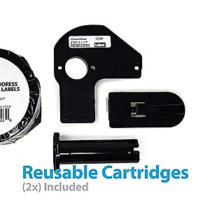 Buhbo Compatible Refill Replacement Label for Brother DK-1209 2-3/7" x 1-1/7" Small Address and Barcode (8 Pack / 800 Labels Per Roll)