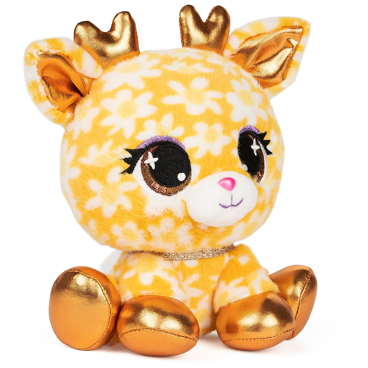 GUND P.Lushes Designer Fashion Pets Quinn O’Bearci Teddy Bear Premium Stuffed Animal, Pink/Purple, 6”