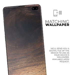 DesignSkinz Raw Wood Planks V13 Protective Vinyl Decal Wrap Skin Cover Compatible with The Samsung Galaxy S20 (Screen Trim & Back Glass Skin)