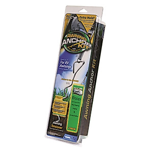 Camco 42593 Awning Anchor Kit with Pull Tension Strap