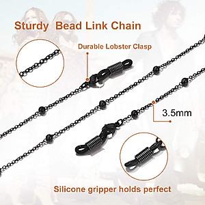 Black Chain for Glasses Women Sunglasses Chains Lanyard Chains