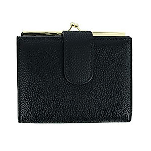 Buxton Pebble RFID Lexington Wallet, Black