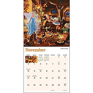 Disney Dreams Collection by Thomas Kinkade Studios: 2024 Wall Calendar
