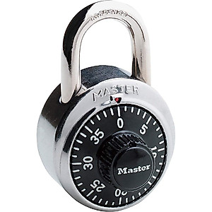 Master Lock 1500D Locker Lock Combination Padlock, 1 Pack, Black