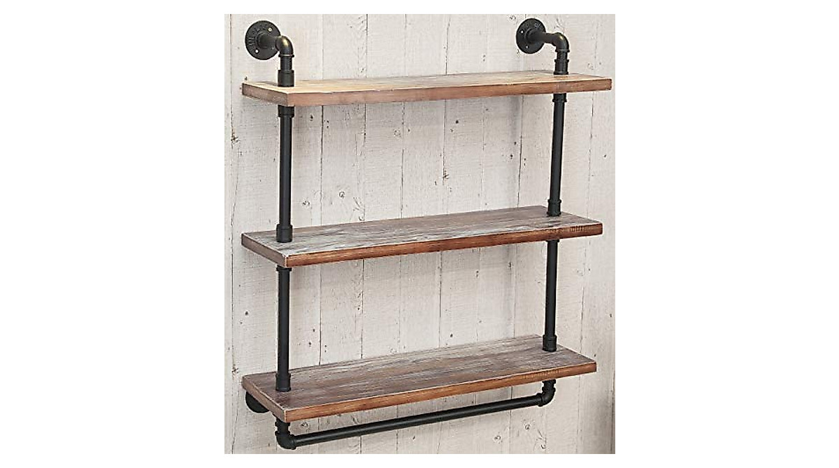 BIXIRAO Industrial 3-Tier Floating Shelves for Your Home