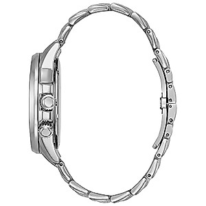 Citizen Eco-Drive Classic Steel Watch - 12/24H, Day/Date, 44mm Blue Dial