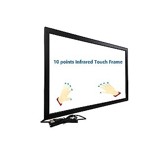 DeYoWo 43 Inch Interactive 10 Points Infrared IR Touch Screen Overlay Frame Free Driver…