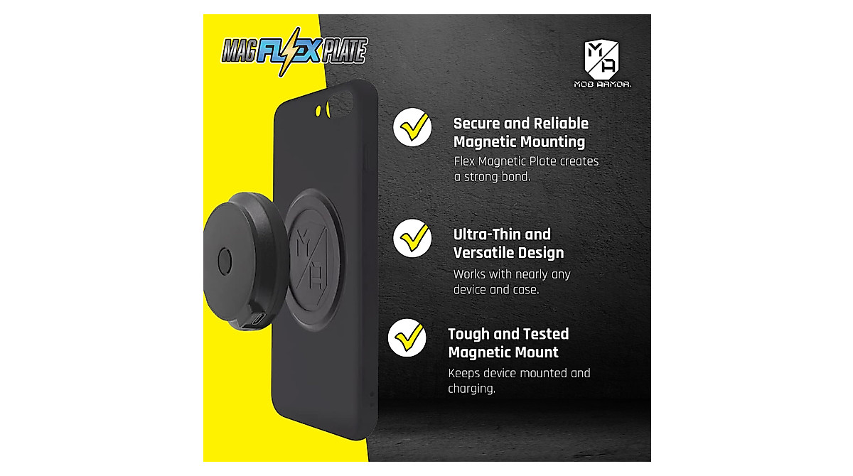 Mob Armor Flex Plate - Magnetic Phone Mount for Any Device