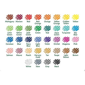 The Mega Deals Crayola Colored Pencils with Sketch book. Premium 36 Colored Pencils for Adult Coloring with sketchbook, drawing pad. Artist Color Pencils with sketchbook for drawing.