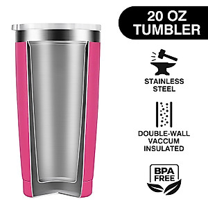 KIKERRO Fun Birthday Gifts for Women - I Came I Saw Coffee Mug Drinking Cups for Elderly Senior Citizen - 40, 50, 60, 70 Year Old Gag Gift for Female Her, 20oz Stainless Steel Insulated Tumbler