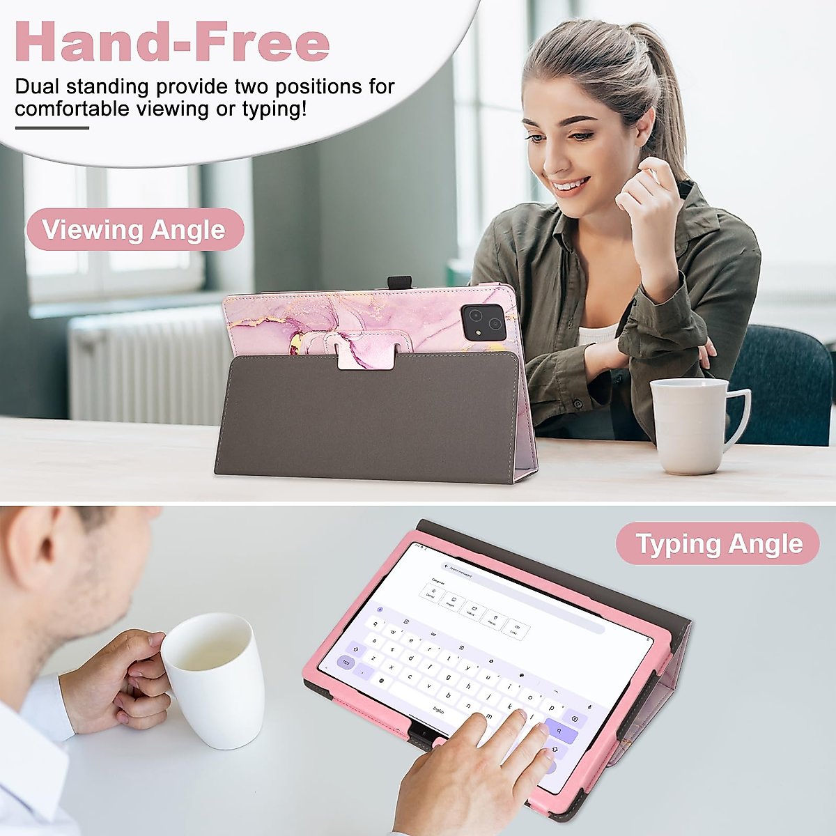 Caweet T-Mobile Revvl Tab 5g Tablet Case and Screen Protector 1 Pack 10.36 inch 2023 Released