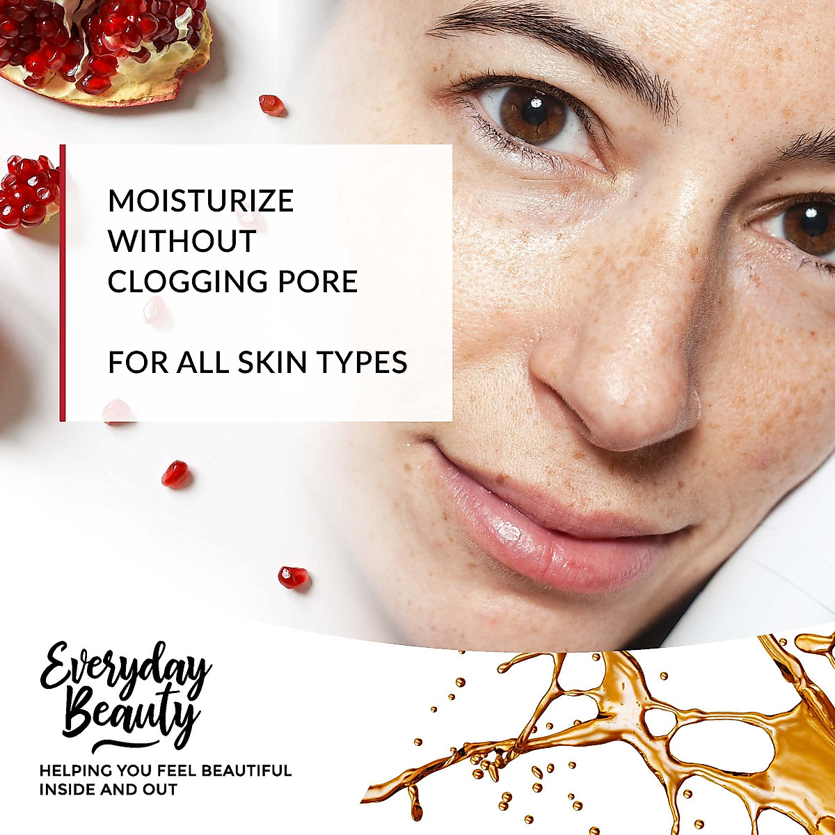 Pomegranate Seed Oil - 32oz Bulk 100% Pure & Natural Cold Pressed and Unrefined Premium Grade Moisturizing Oil For Face, Skin and Hair