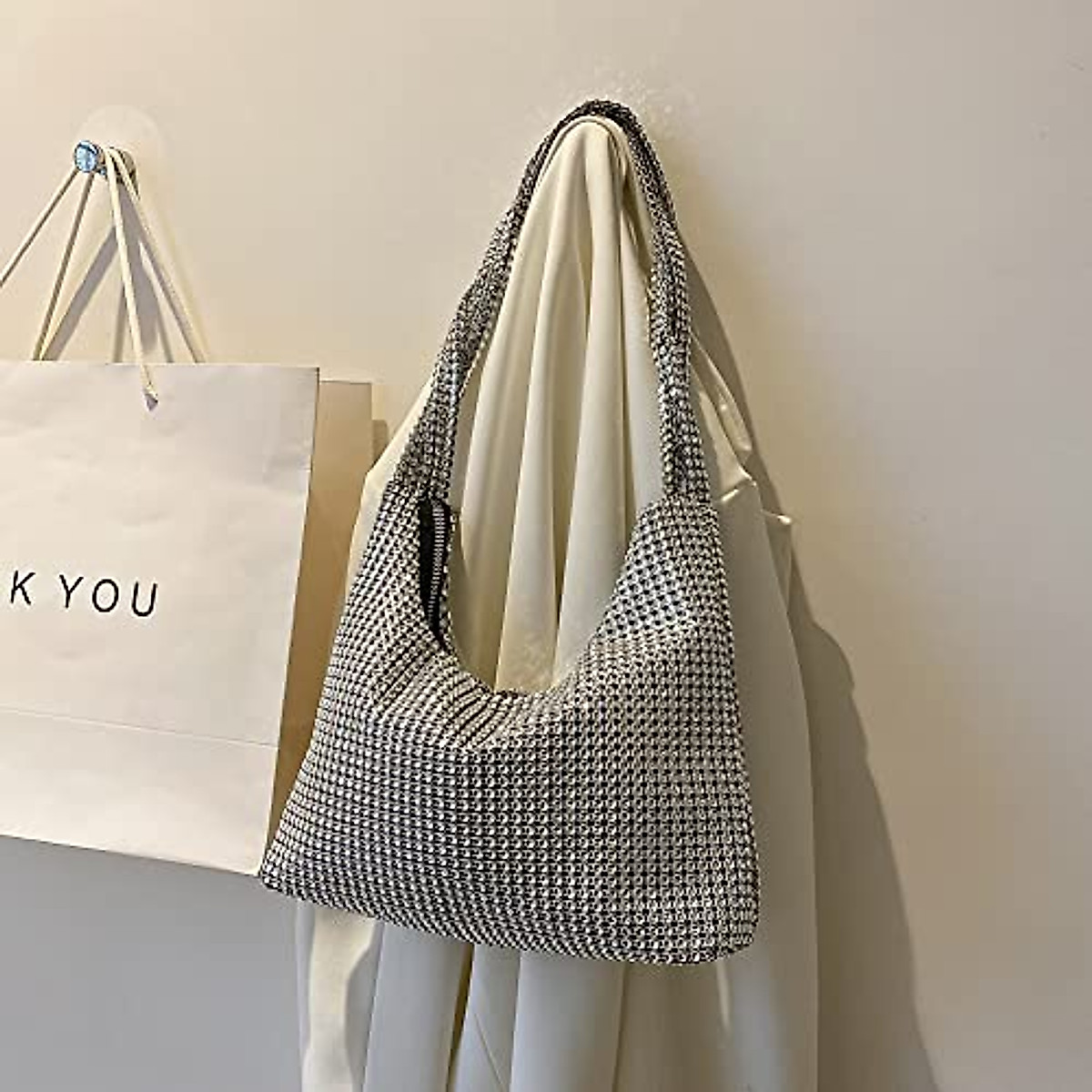 Rhinestones Evening Bag Shiny Diamonds Clutch Party Wedding Women Purse Handbag