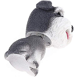 FRECI Simulation Shaking Head Dog Bobble-Head Dog Toy for Car Interior Dashboard Ornament - Schnauzer