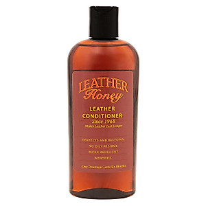 Leather Honey Leather Conditioner, Best Leather Conditioner Since 1968. for Use on Leather Apparel, Furniture, Auto Interiors, Shoes, Bags and Accessories. Non-Toxic and Made in The USA!…