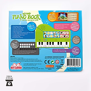 BEST LEARNING My First Piano Book - Educational Musical Toy for Toddlers Kids Ages 3-5 Years - Ideal 3, 4 Year Old Boy or Girl Birthday Gift Present