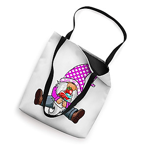 Pastry Chef Gnome Holding Cupcake Cake Baking Dessert Gnome Tote Bag