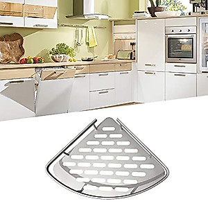 Cabilock Aluminum Basket Bathroom Corner Shelf Shower Gel Wall Shelf Holder Rack Bath Accessories