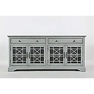 Craftsman 70" Media Unit, 70"W X 19"D X 32"H, Earl Grey Finish, (Set of 1) (375-9)