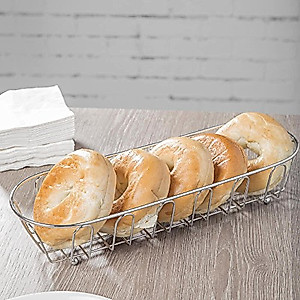 G.E.T. 4-22453 Oblong Metal Wire Bread Basket Metal Specialty Servingware Collection