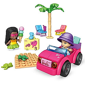 Mega Construx Barbie Convertible Beach Adventure, Building Toys for Kids