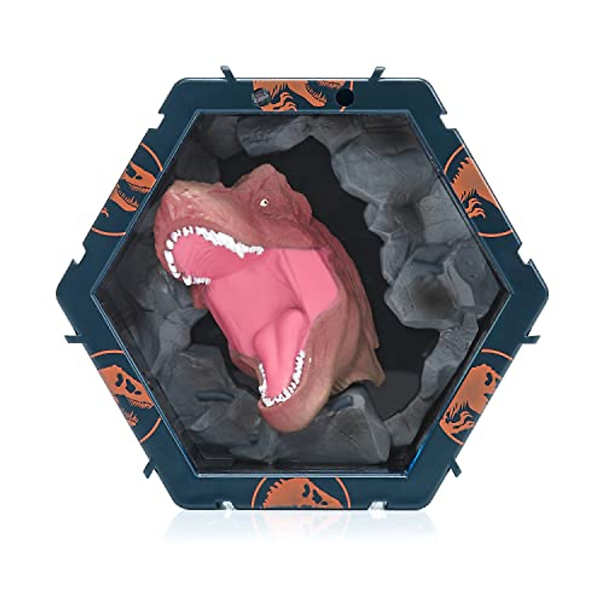 WOW! STUFF PODS - Jurassic Dominion - Tryannosaurus Rex | Light-Up Bobble-Head Figure | Official Fallen Kingdom Merchandise, Toys and Gifts for Boys and Girls, Grey, 4 inches