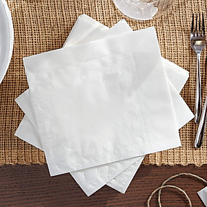 Vanity Fair Entertain Paper Napkins, 320 3-Ply Disposable Napkins, Dinner Size (8 packs of 40 Napkins)