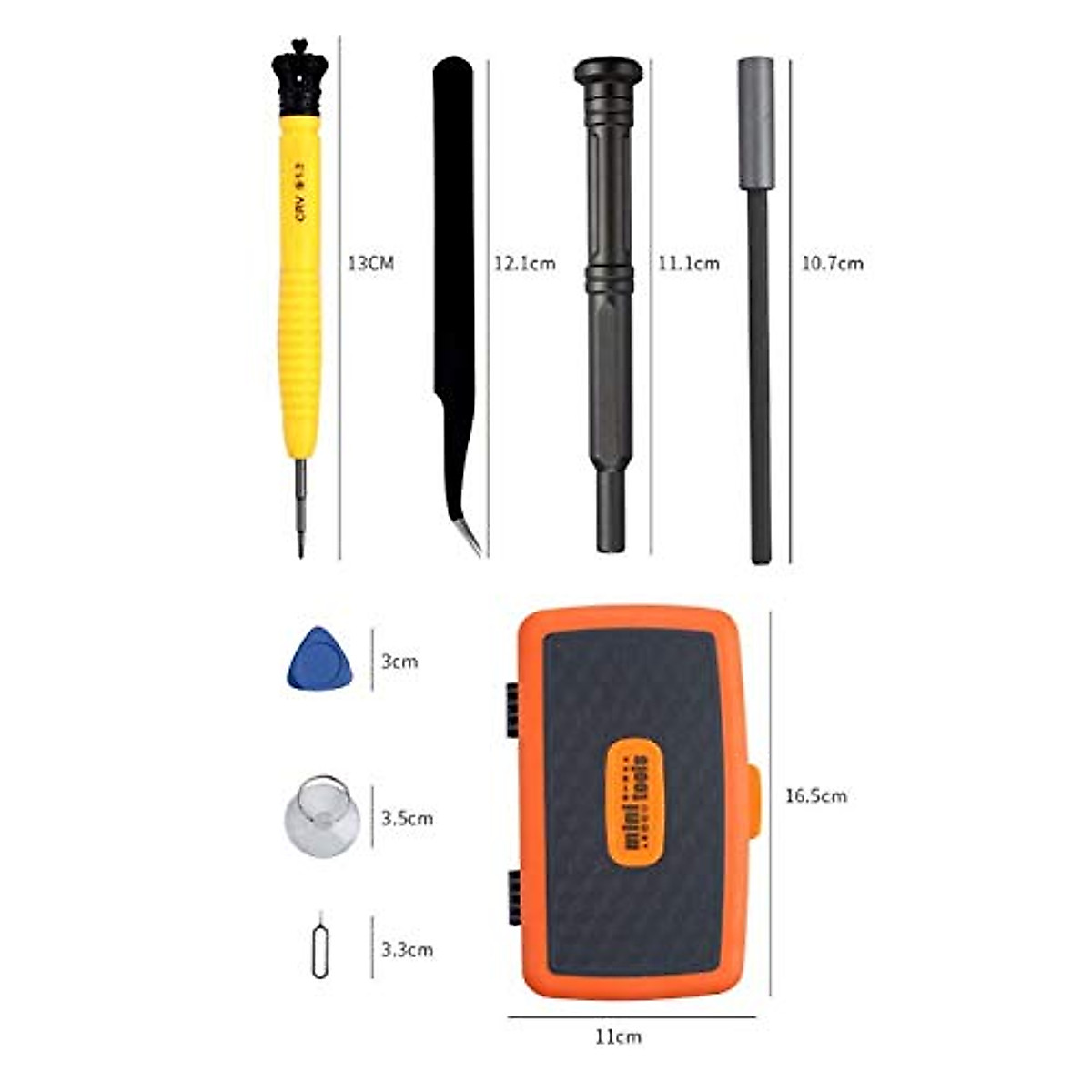 TKFDC Screwdriver Set 45 in 1 Torx Hex Screwdriver Tools Bit Set Precision Disassembly and Repair Tool Set