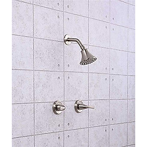 Premier 3552604 Sanibel Two-Handle Shower-Only Faucet, Brushed Nickel, 7.384 " x 7.384 " x 7.384"