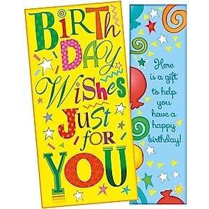 Stockwell Greetings Money Holder Birthday Card - 089497