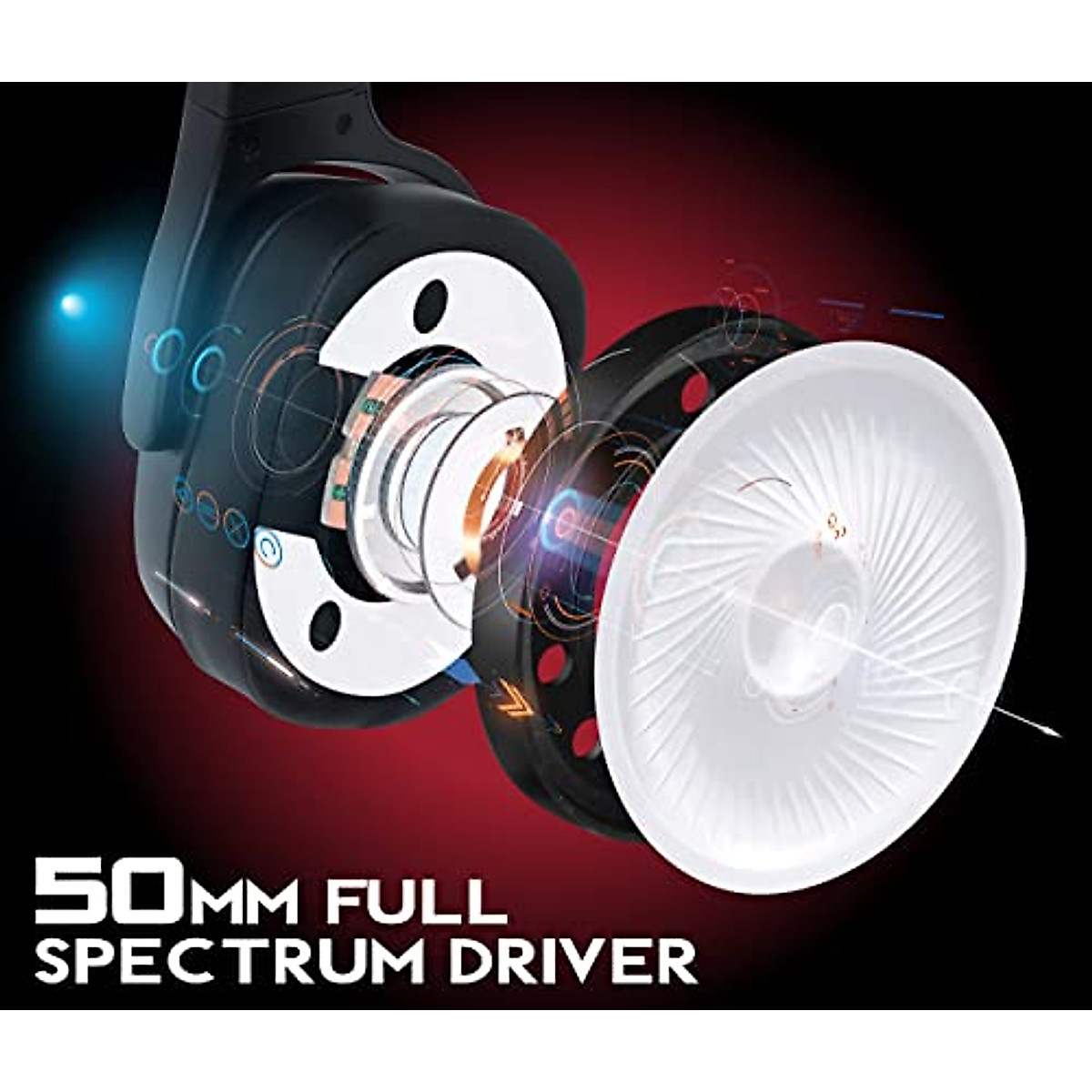 Rosewill Saros C150XS 7.1 Surround Sound USB Pro Gaming Headset, 50mm Full Spectrum Driver, Noise Reduction Microphone, Convenient in-Line Controls, Dynamic RGB Backlighting, Software Configuration