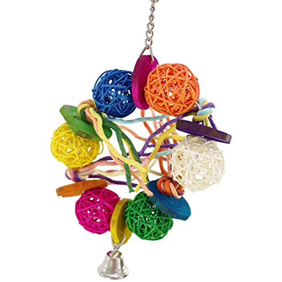 Bonka Bird Toys 1021 Circle Chew Bird Toy Parrot cage Toys Cages Foraging Shred Cockatiel Conure