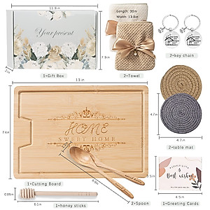 Housewarming Gift for New Home,House Warming Present for Newlywed Couple Women Men Family Friends, New Apartment Essentials Ideal Gifts for First Time Home Buyers Closing Gifts for Realtors