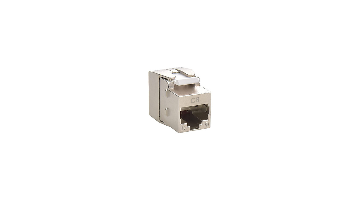 Beszin Cat.8 Shielded Keystone Jack - Easy Tool-Free Termination