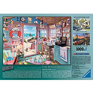 Ravensburger My Beach Hut, My Haven 1000 Piece Jigsaw Puzzle for Adults - Every Piece is Unique, Softclick Technology Means Pieces Fit Together Perfectly