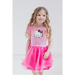 Hello Kitty Little Girls Tulle Dress Pink 7-8