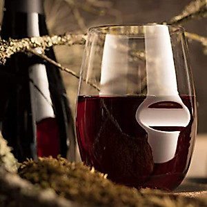 govino Go Anywhere Wine Glasses | Dishwasher Safe, Flexible, Shatterproof, and Recyclable | 12 oz. Each | Set of 2.