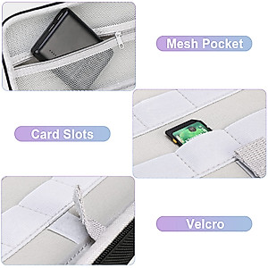 BOVKE Carrying Case for Logitech G Cloud Gaming Handheld, Storage Bag Fit Logitech Portable Gaming Console with Xbox Cloud Gaming, GeForce NOW, Google Play Games, Mesh Pocket for Adaptor Cables, Black