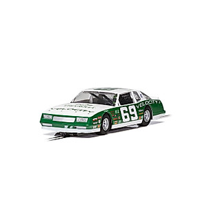 Scalextric Chevrolet Monte Carlo 1986#69 1:32 Slot Race Car C3947, Green/White