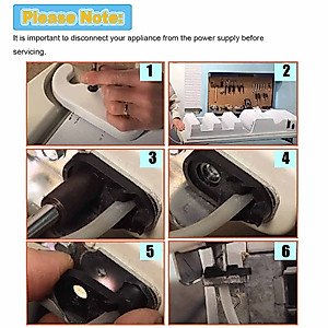 2182179 Refrigerator Door Cam Kit Replacement for Whirlpool Kenmore Refrigerator Lower Door Closer AP6005980 PS11739042 W10329686 2155311 (Screws not included)