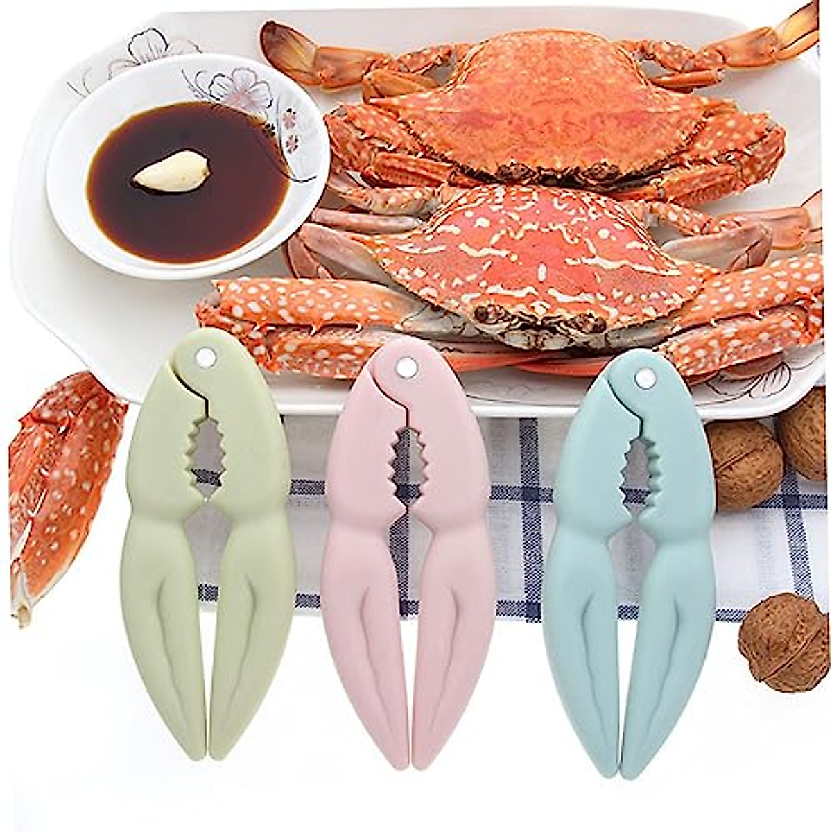 Biscuits Cookies Nut Machine Plastic Clips Nut Plastic Nut Clips Lobster Crab Leg Tool Bottle Opener Chestnut Supplies Nutcracker Plastic Lobster Crackers Gift Cookies